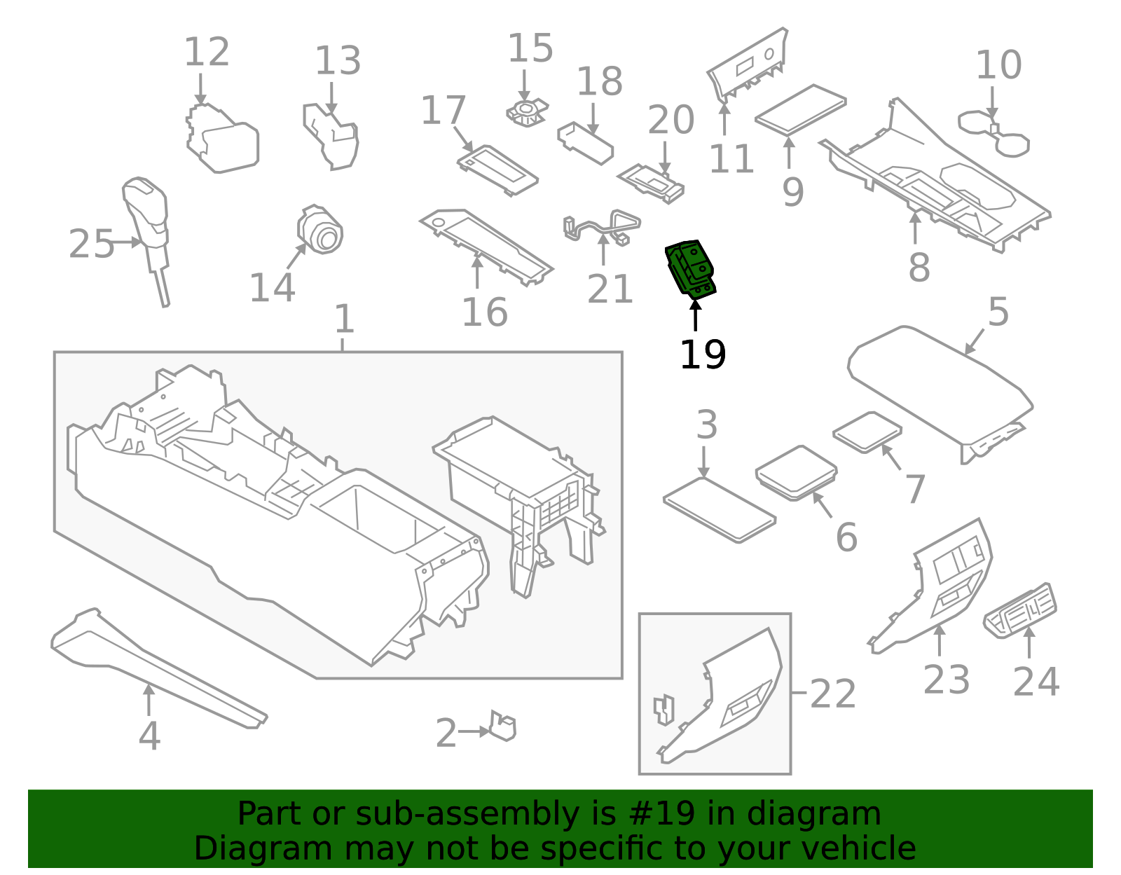 2018-2025 Nissan Switch 25175-6CA0A | QuirkParts