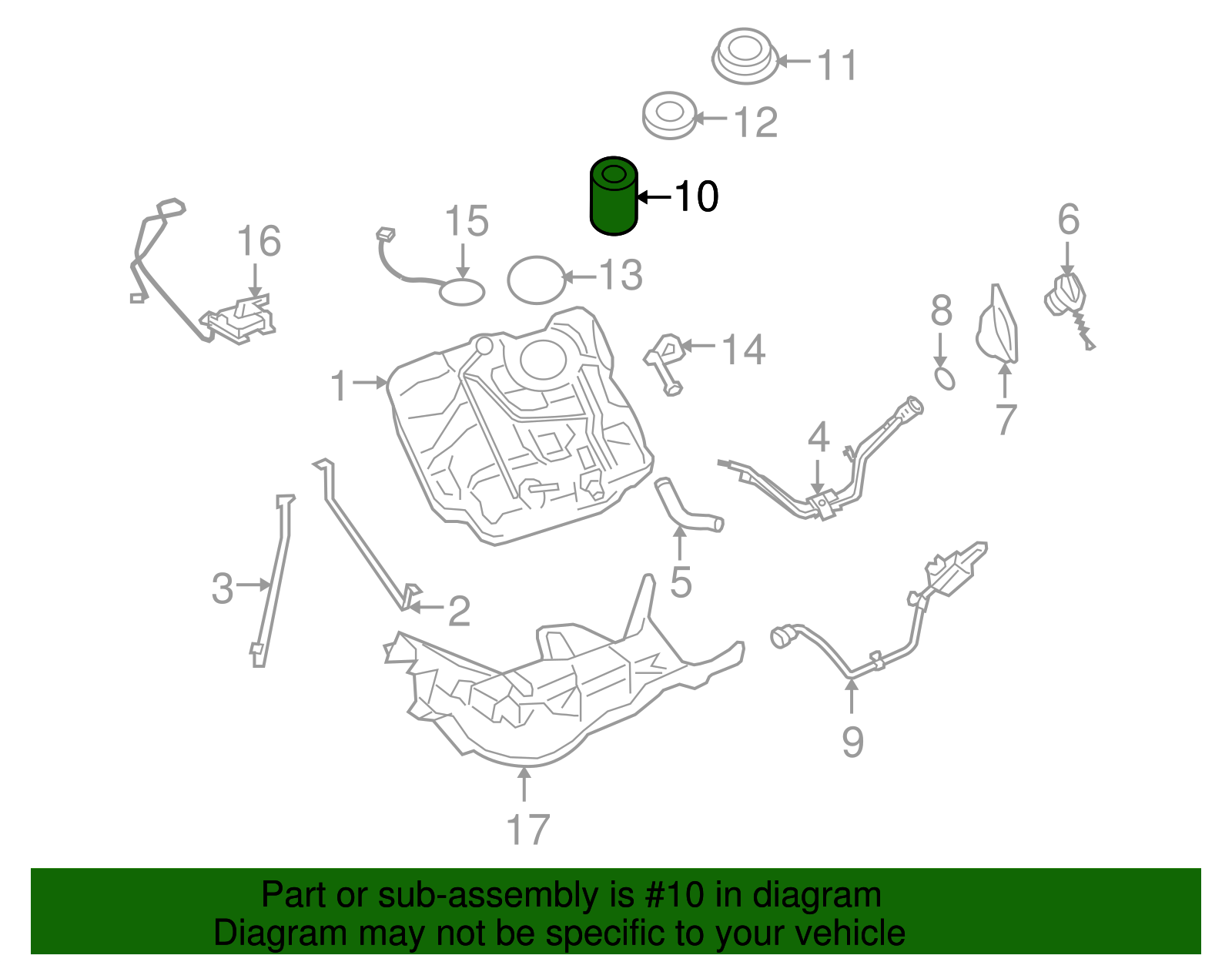 30792729 - Fuel Pump 2006-2013 Volvo | OEM Euro Parts