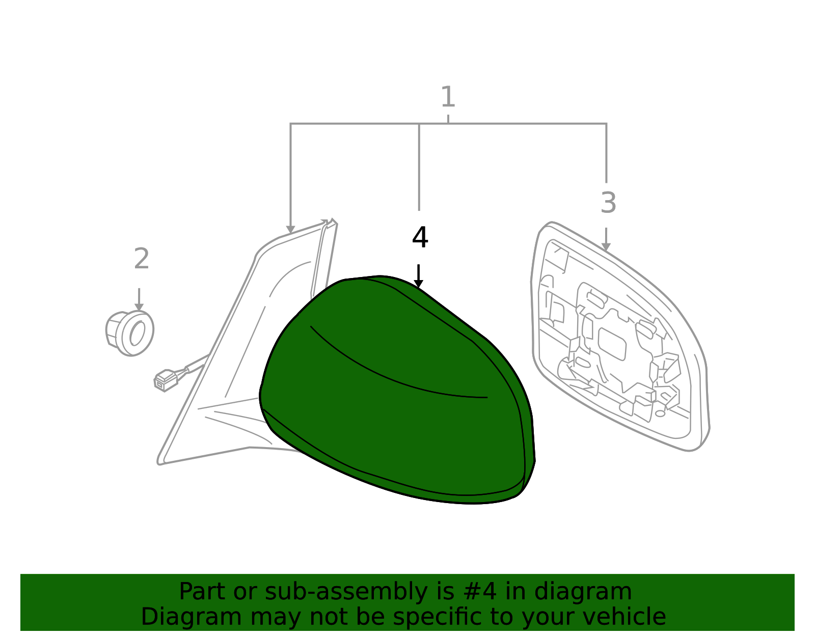 2010-2013 Suzuki SX4 | 2010-2013 Suzuki SX4 - Mirror Cover | 84728 ...