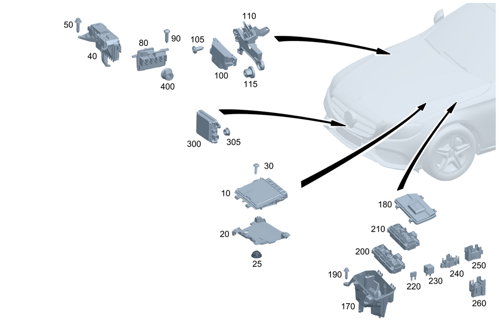 000-905-20-17 - Radar Sensor 1956-2026 Mercedes-Benz | Mercedes-Benz ...