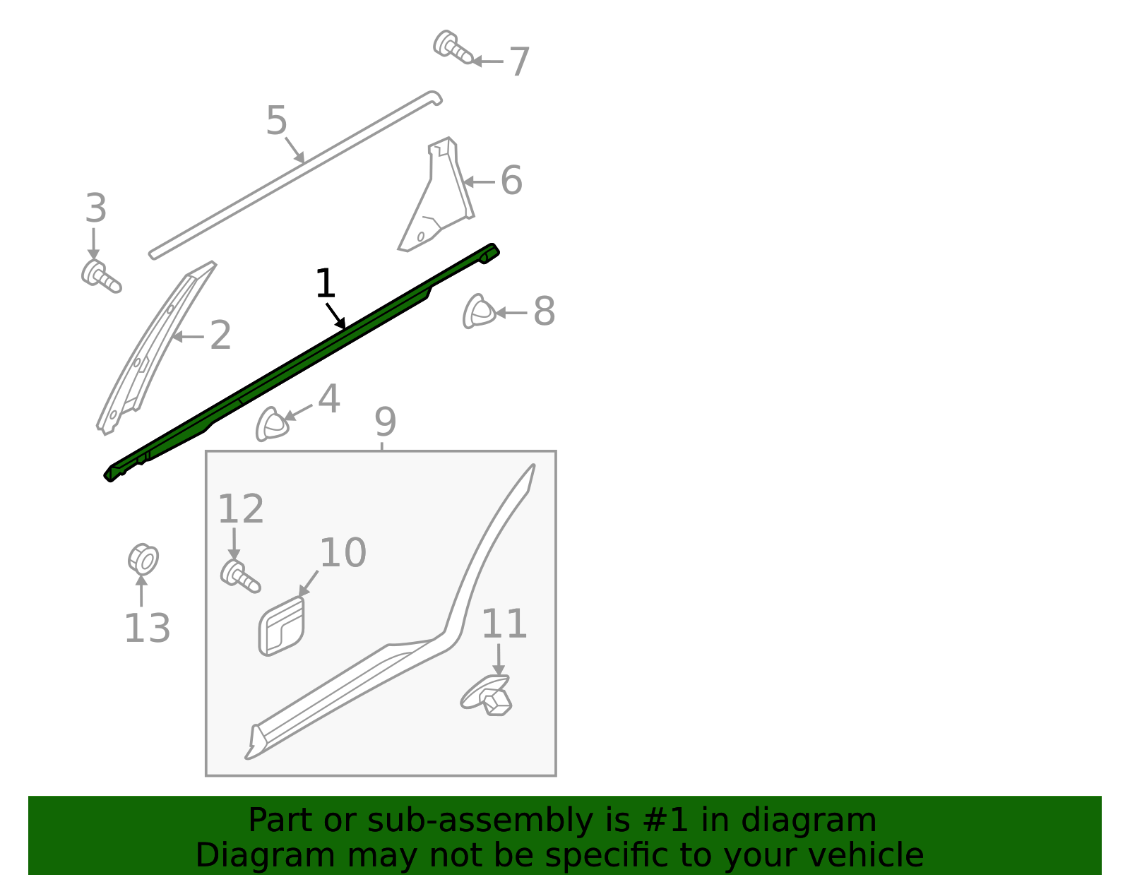 2021-2023 Kia Sorento Belt Molding 83220-R5011 | OEM Parts Online
