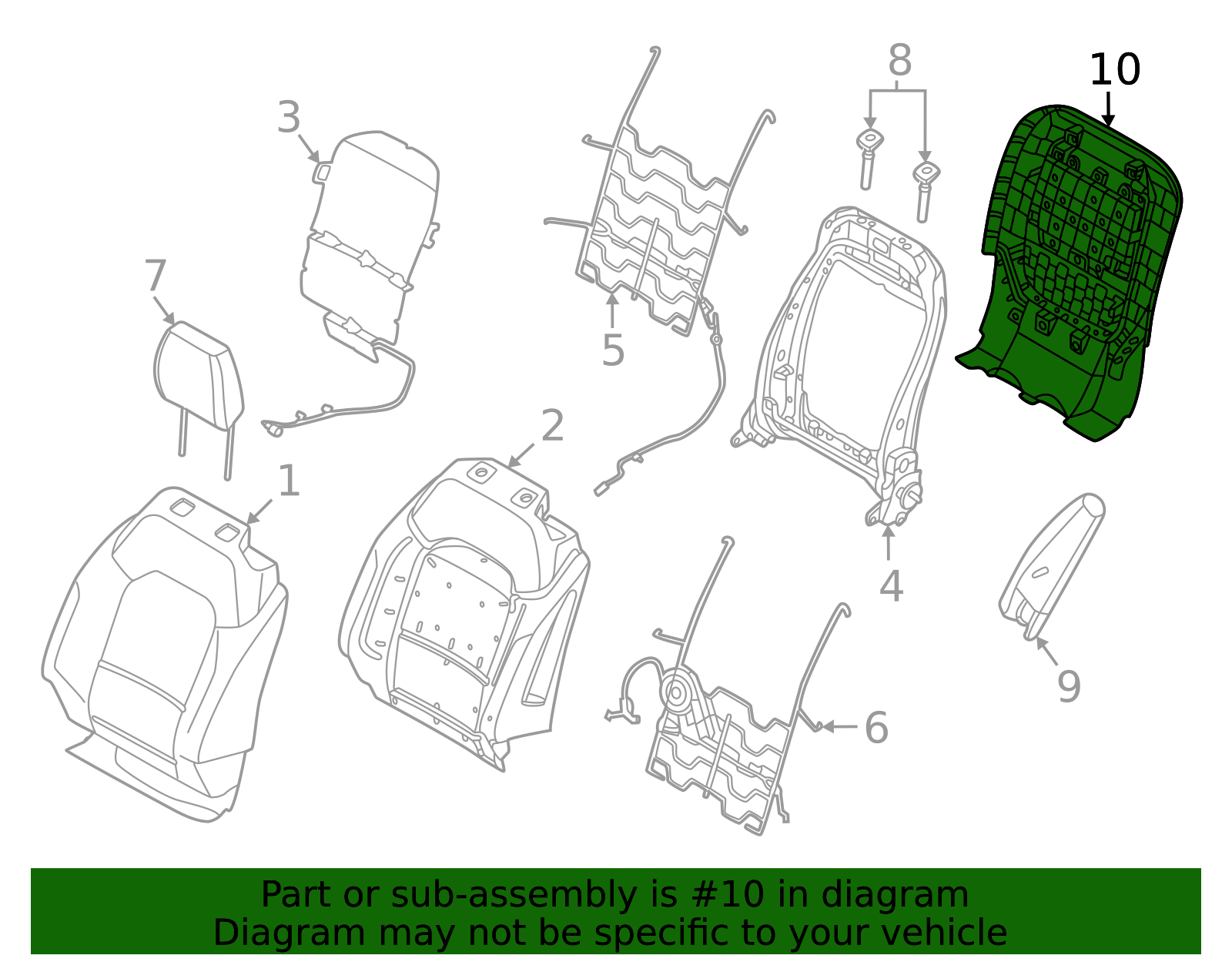 2021-2025 Ford Bronco Rear Cover M2DZ-7860762-AB | Miracle Ford Parts