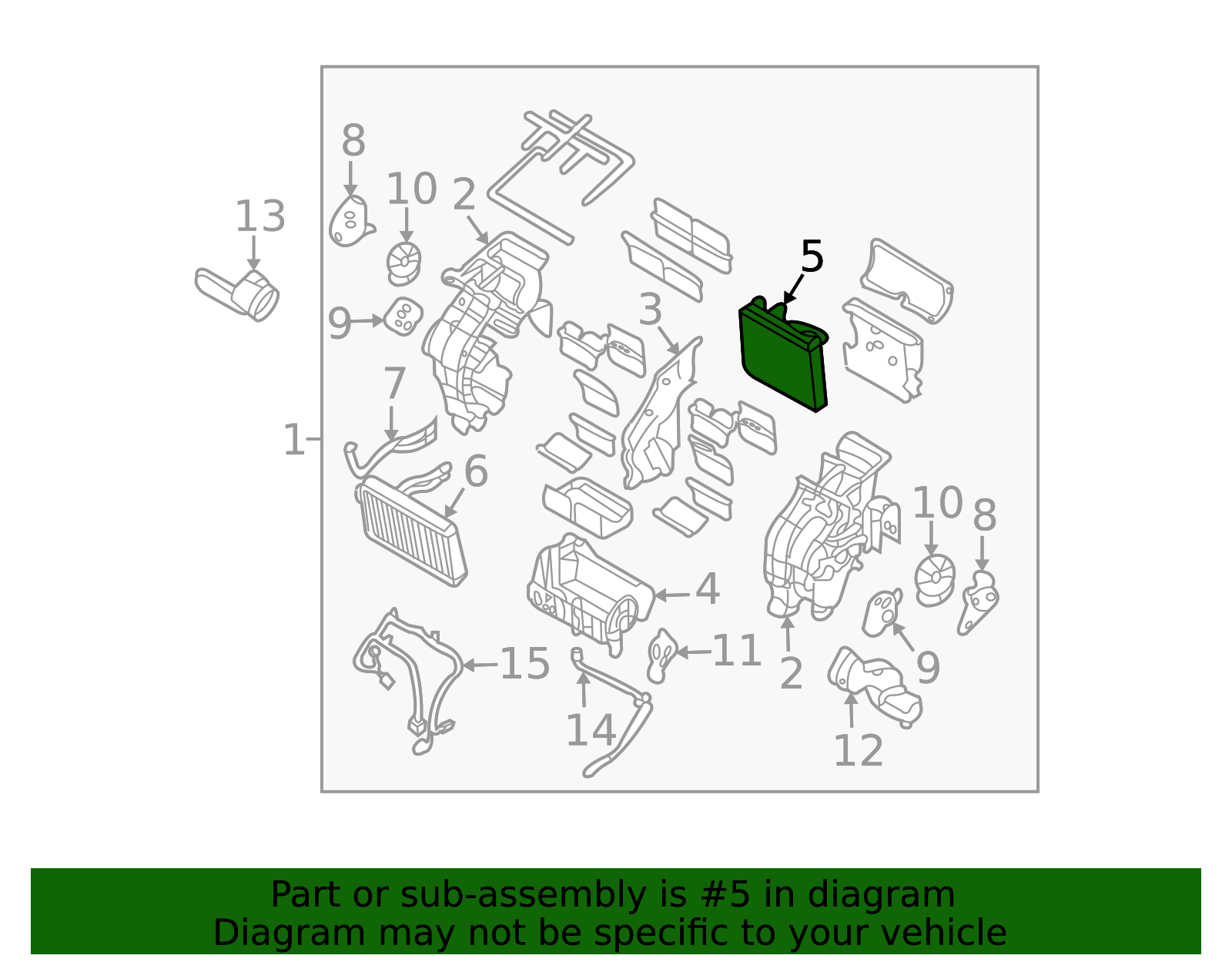 97140-4D000 - Evaporator Core 2006-2014 Kia Sedona | Kia.Parts Store