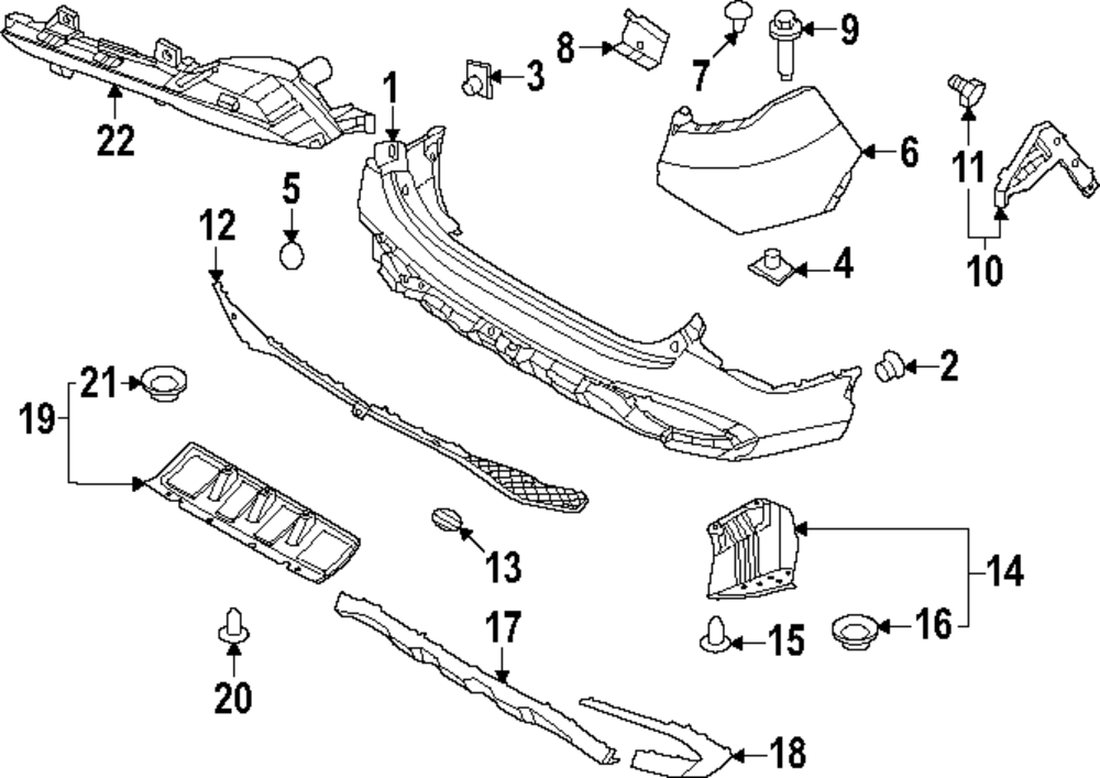 2023-2025 Kia Sportage Upper Cover 86656-P1100 | OEM Parts Online