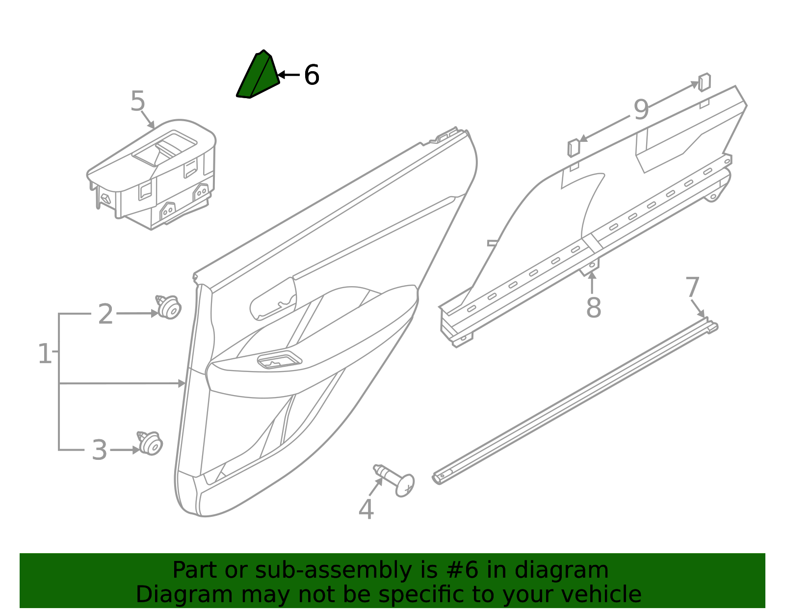 2020-2025 Hyundai Sonata Cover Assembly Rear Dr Delta Inner Right-hand ...