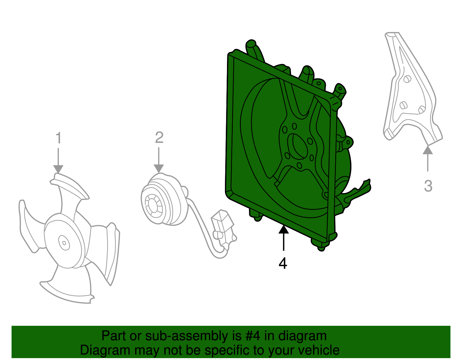 38615-PLM-A12 - A/C Shroud 2005 Honda Civic | Honda Parts Online