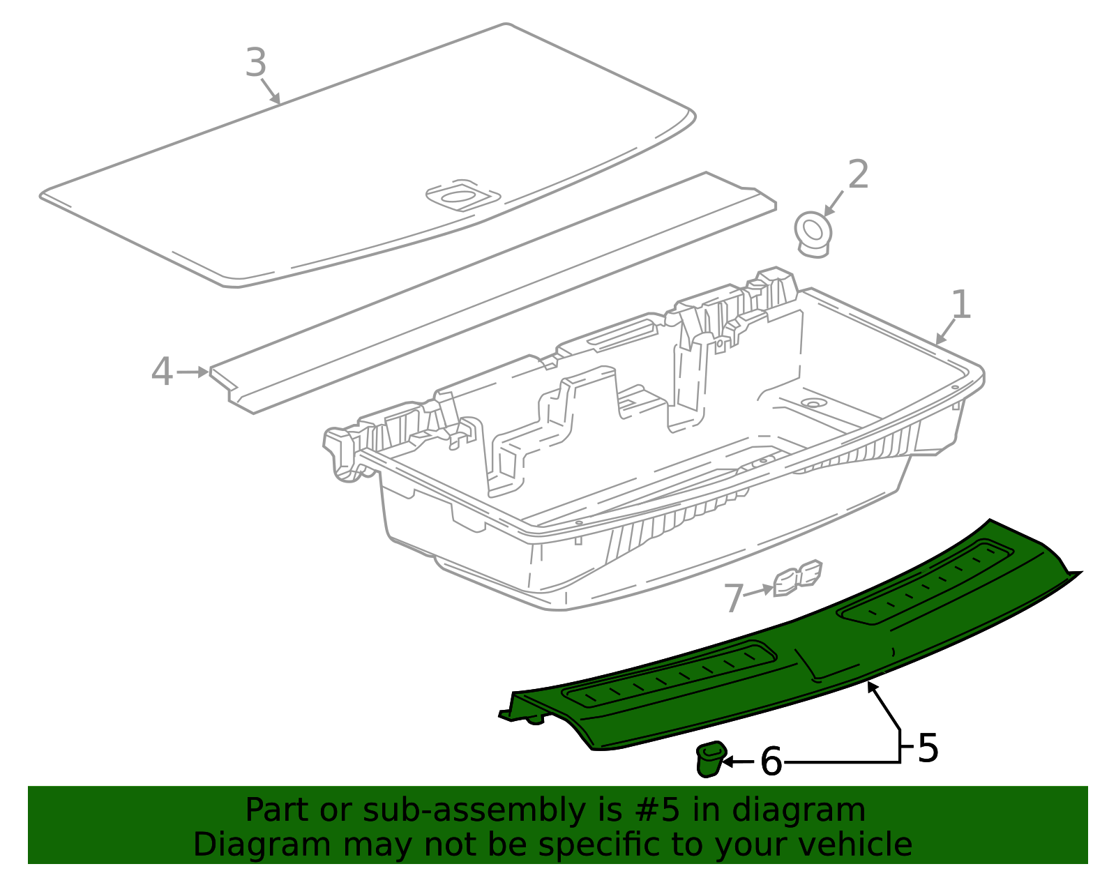 2018-2021 Buick Enclave Sill Panel 84272478 | Shop Matick Buick GMC