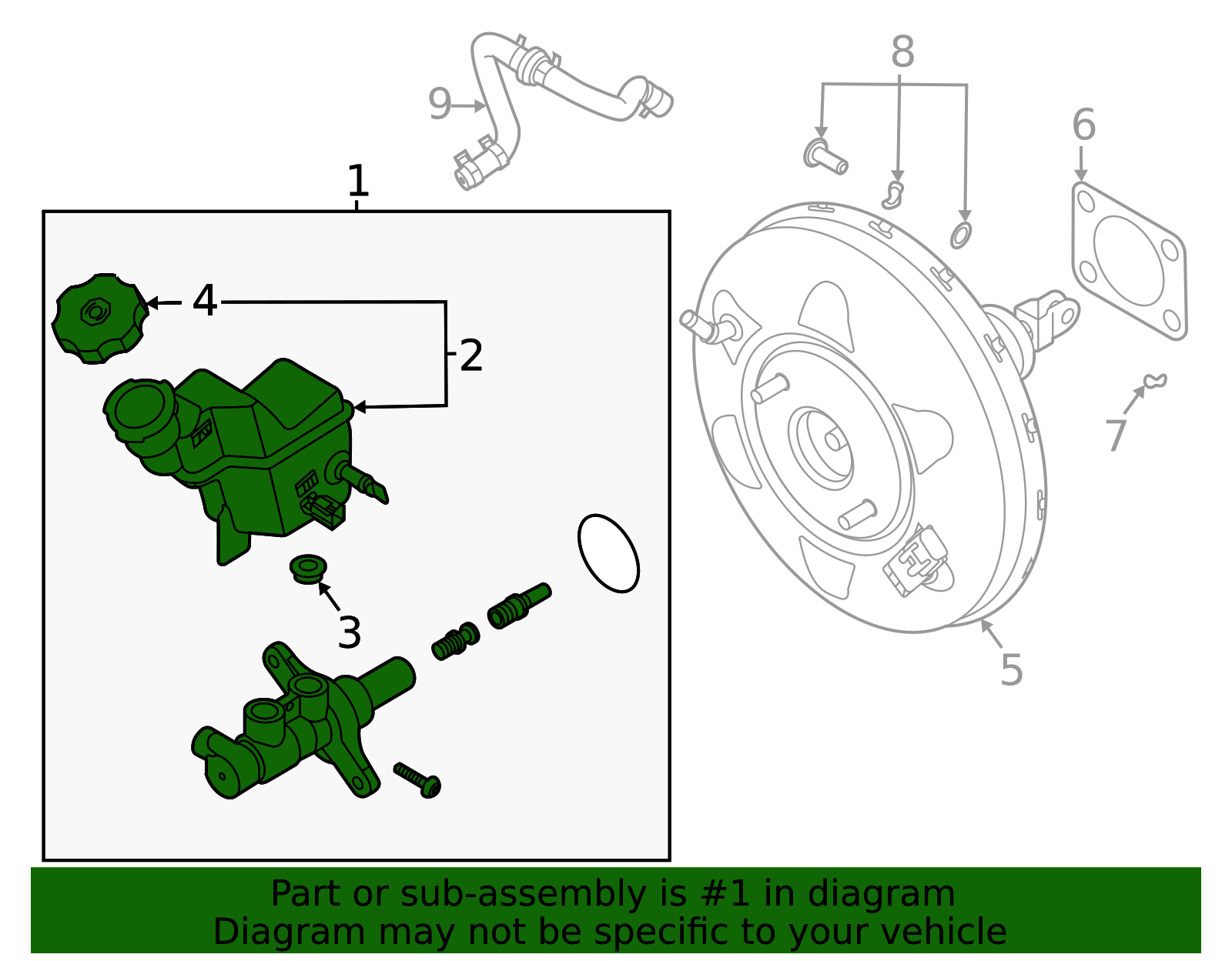2020-2025 Hyundai Sonata Master Cylinder 58510-L1000 | QuirkParts