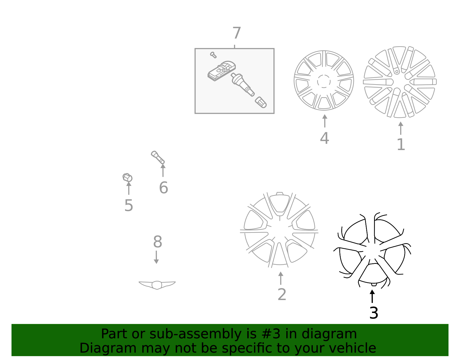 52914-G9700 - Hyundai Wheel, Alloy 2022-2023 Genesis G70 | Performance ...