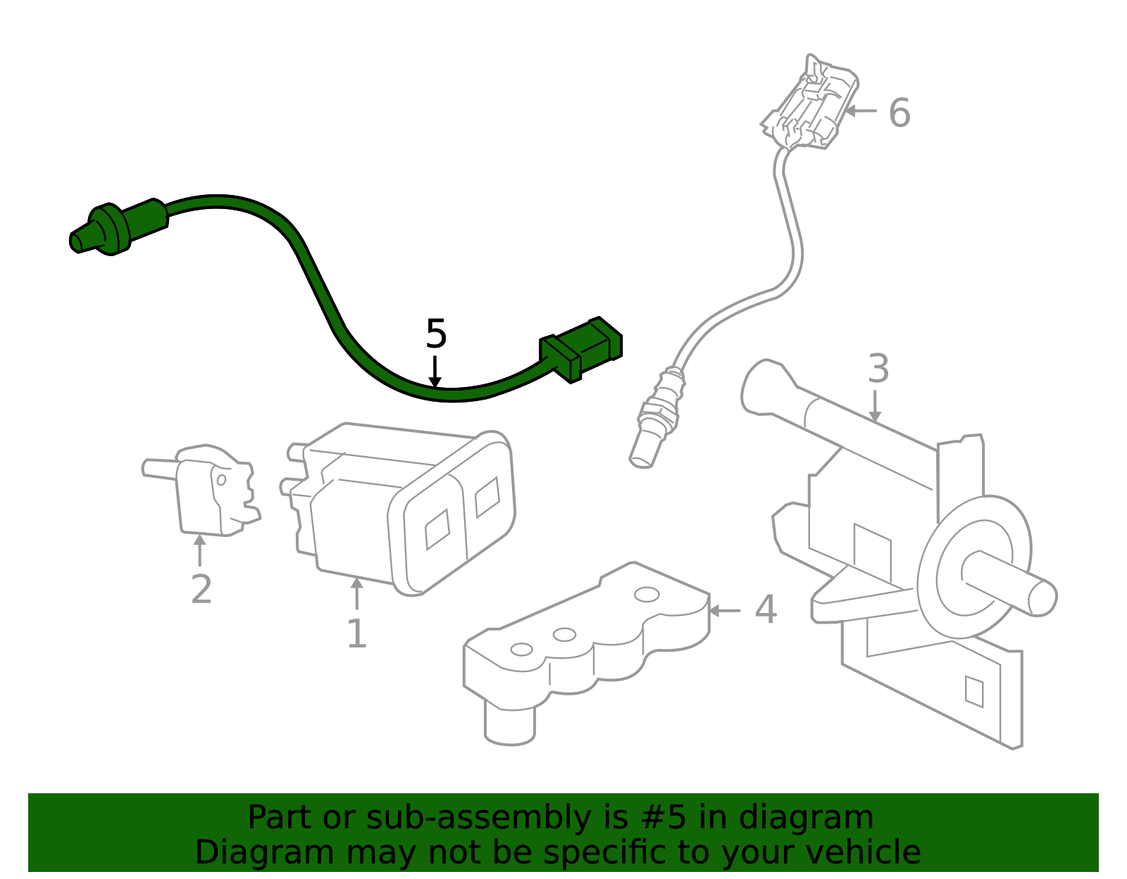 2007-2017 GM Heated Oxygen Sensor 12606671 | Capital Chevy Parts