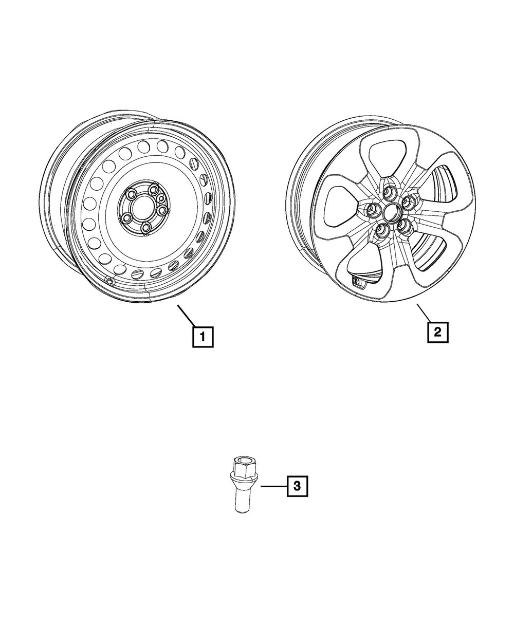 68464949AA - Steel Wheel 2015-2022 Ram ProMaster City | Mopar Wholesale Store