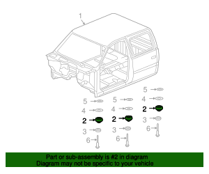 2001-2020 GM Cushion 23121305 GM | GMPartsDirect.com