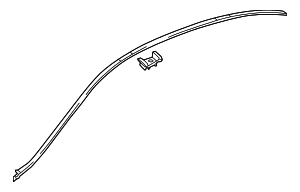 2015-2021 Mercedes-Benz Roof Molding 205-690-04-82 | Mercedes-Benz ...