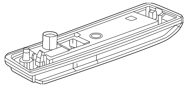 2020-2025 Cadillac CT4 Rear License Plate Lamp and Camera Assembly ...