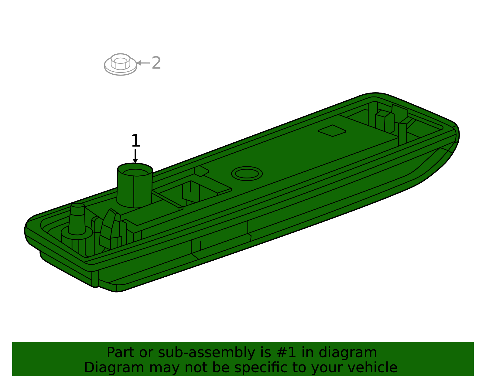 2020-2025 Cadillac CT4 Rear License Plate Lamp and Camera Assembly ...