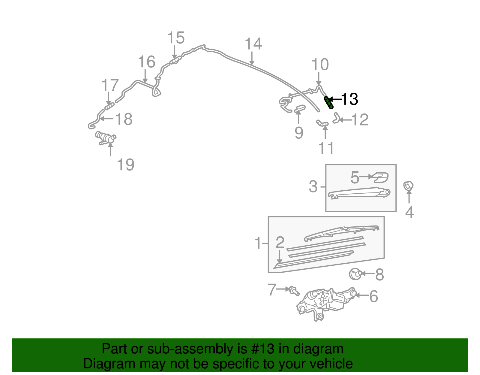 1998-2025 Toyota Washer Hose Joint 85317-02300 | Toyota Parts Center