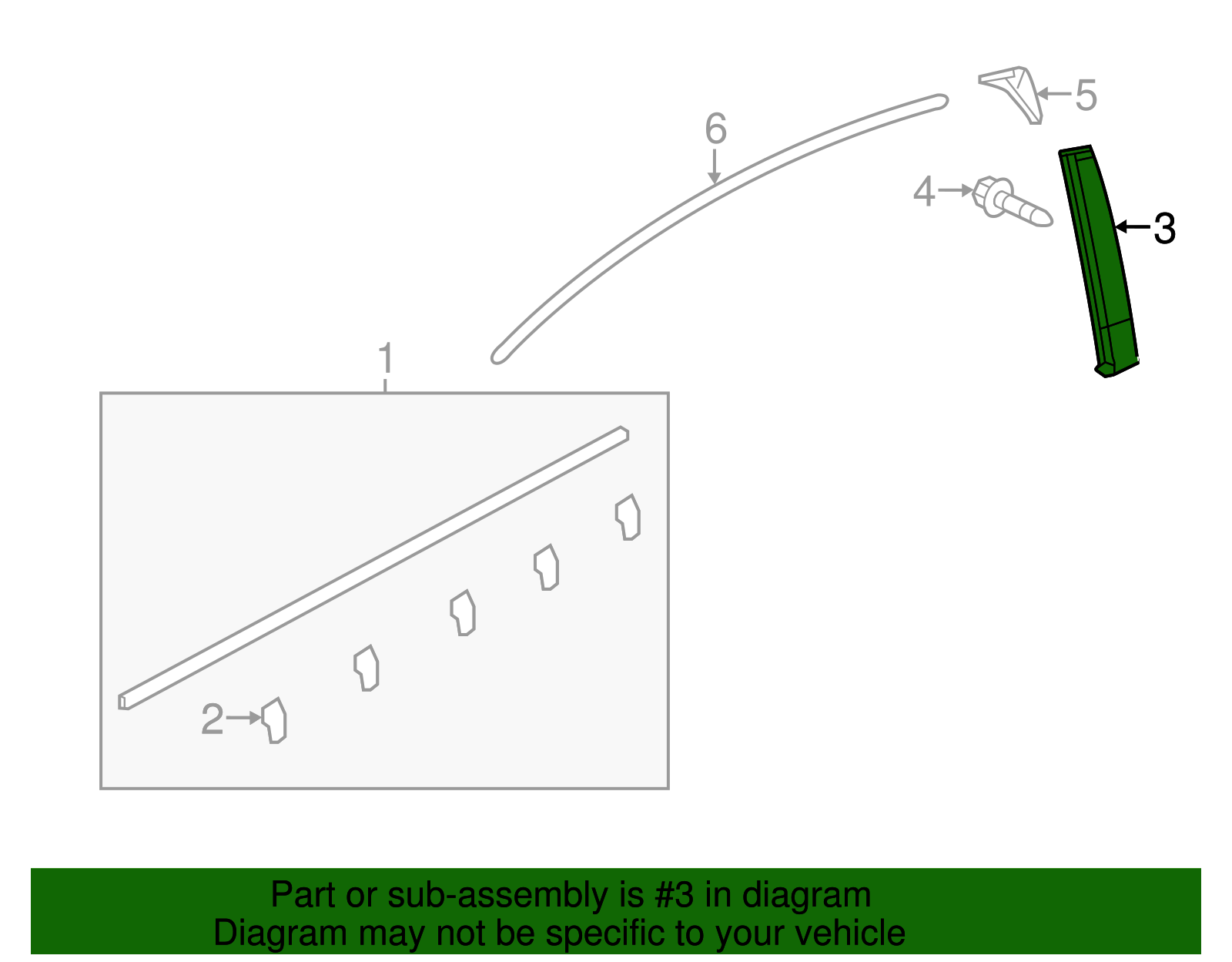 72470-TS8-A01 - 2012-2015 Honda Civic - Garnish L Front Door Sash ...