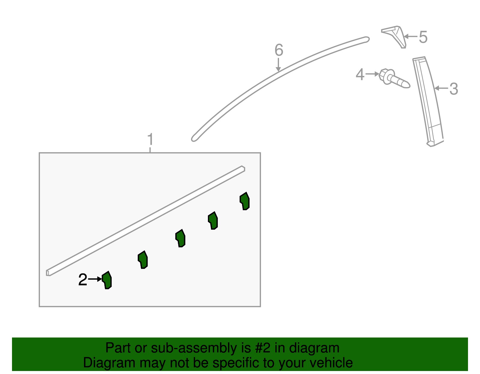 OEM 2012-2015 Honda Civic Belt Molding Clip 91503-TS8-A01 | Honda ...