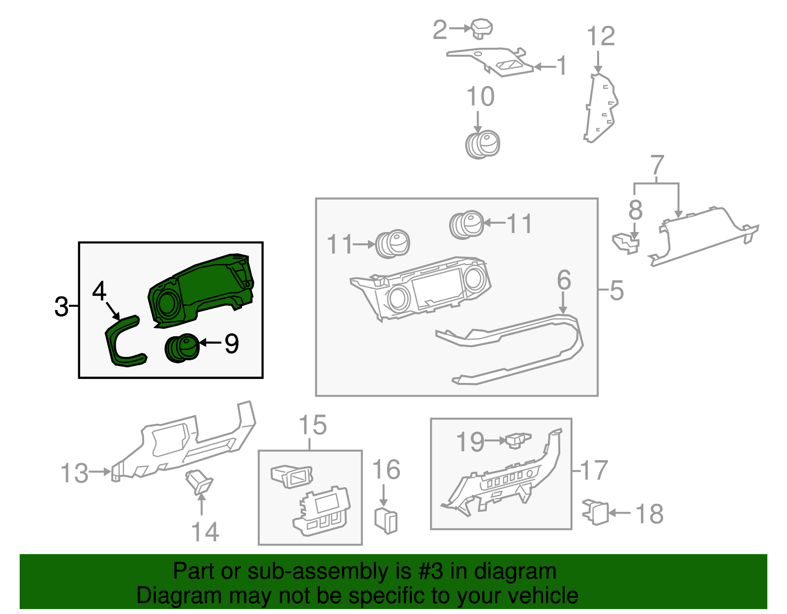 2020-2023 Toyota Tacoma Cluster Trim 55410-04020-C6 | Toyota Parts Center