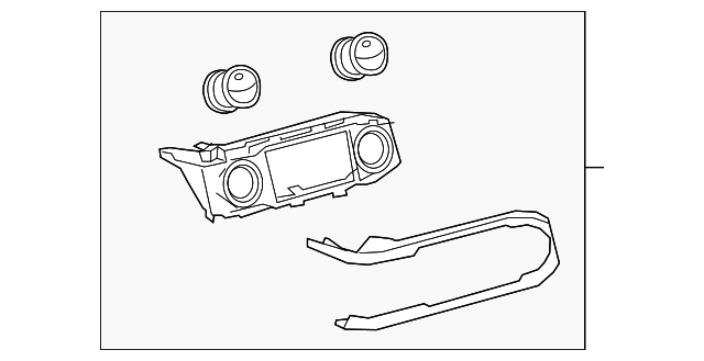 Genuine Toyota Instrument Panel Trim Panel part# 55405-04130-C5 for ...
