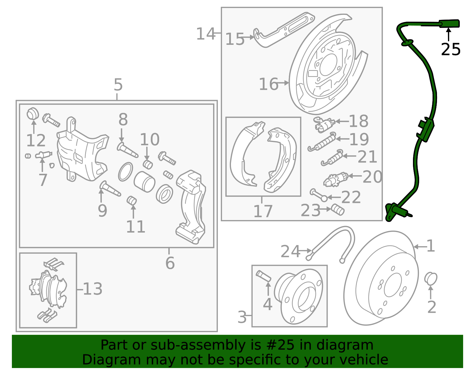 2010-2015 Hyundai Tucson Rear Speed Sensor 95680-2S300 | MotorMotor