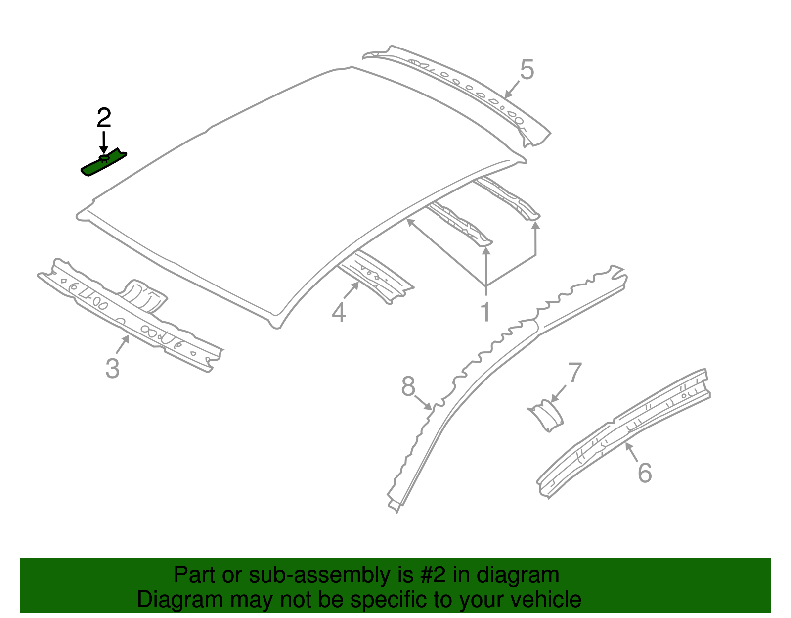 1993-2025 Subaru OEM NEW 93-2020 Subaru Forester WRX Crosstrek Roof ...