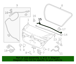 OEM 2016-2021 Honda Civic Torsion Bar 74872-TBA-A00 | Honda Automotive ...