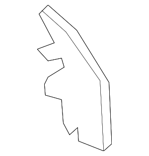 2020-2023 Cadillac XT6 Driver Side Body Hinge Pillar Upper Insulator ...