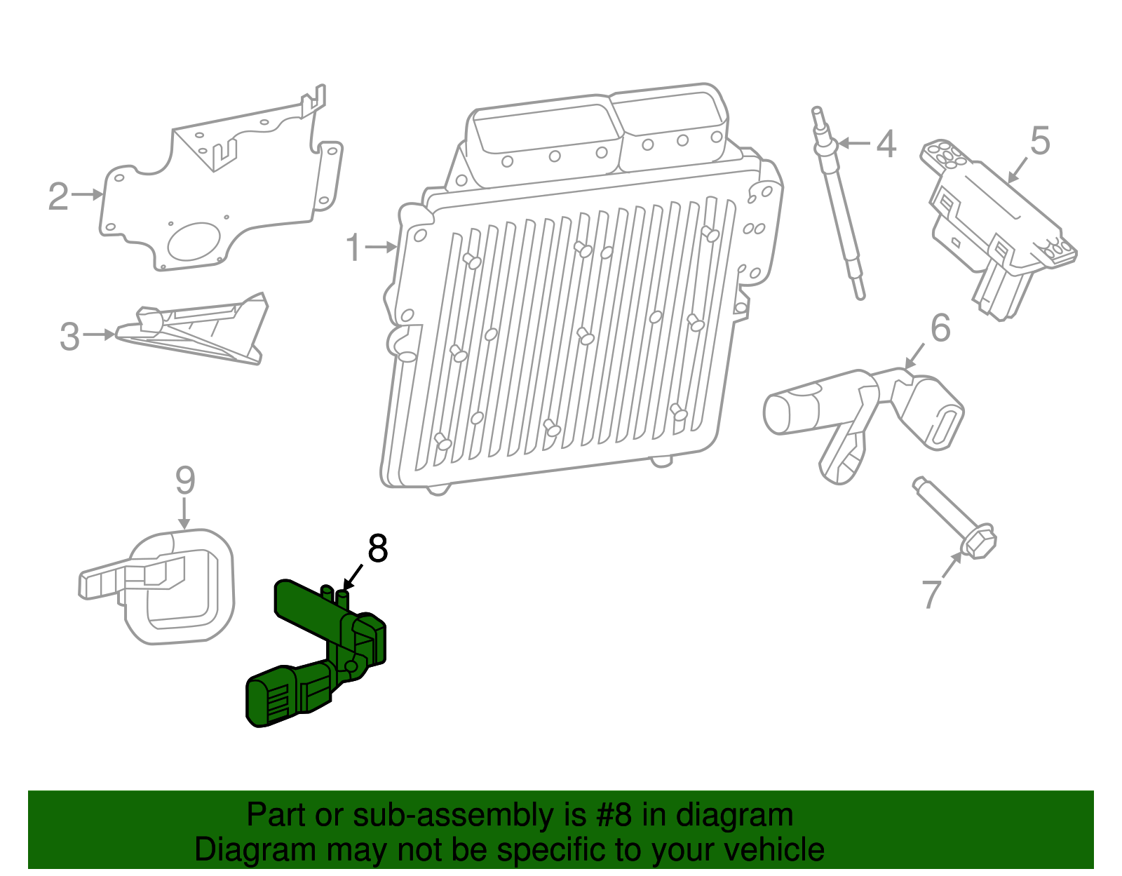 2016-2021 Land Rover Crankshaft Position Sensor LR126062 | OEM Parts Online