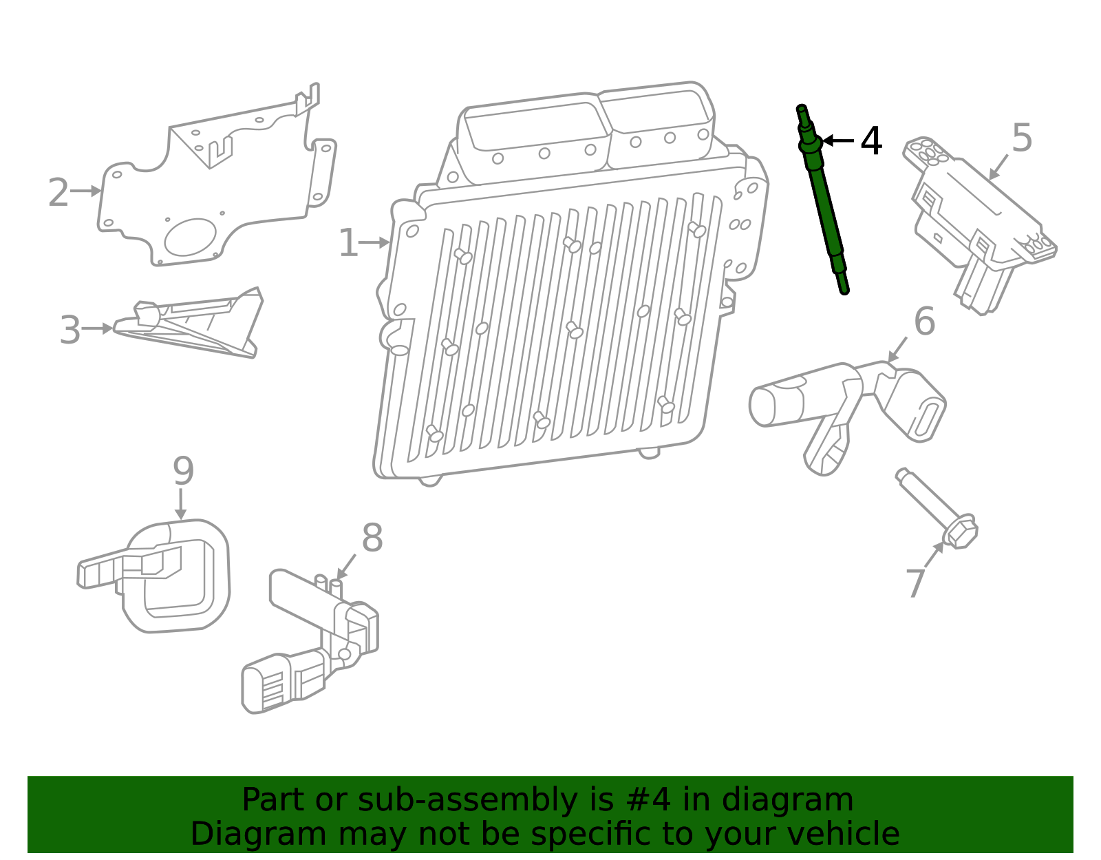 LR013275 - Glow Plug - 2014-2020 Land-Rover | Land Rover Lake Bluff