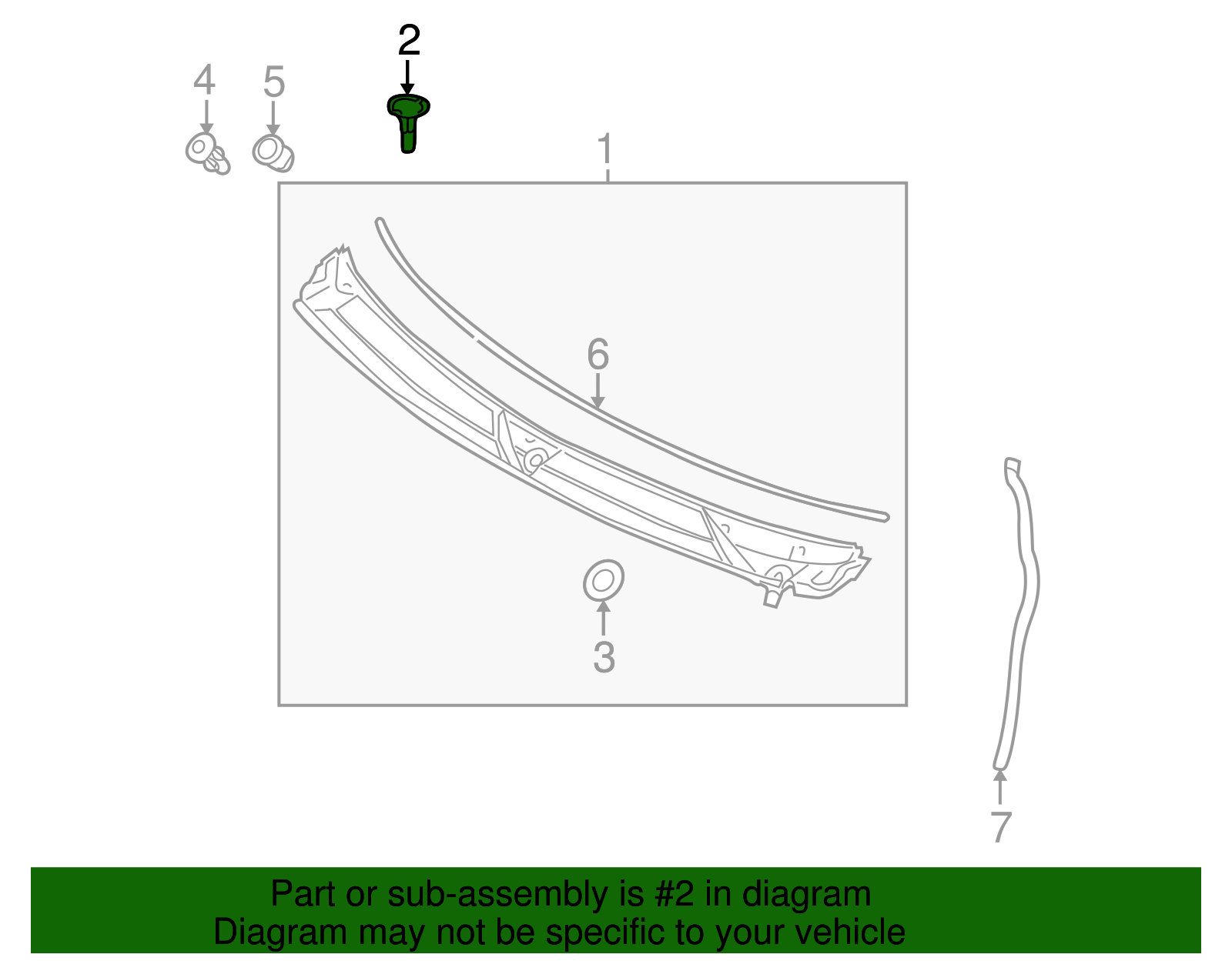 CYC000010 - Cowl Grille Clip 2003-2012 Land Rover Range Rover | Land ...