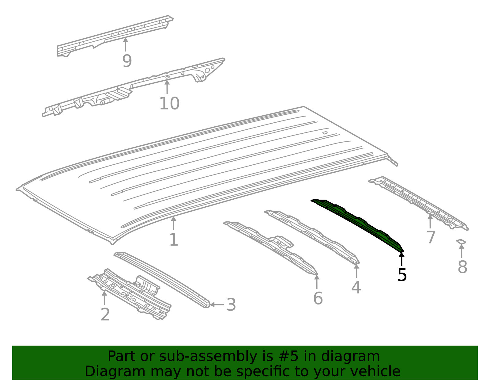 2025 Toyota 4Runner Reinforcement 63128-35010 | Toyota Parts Center