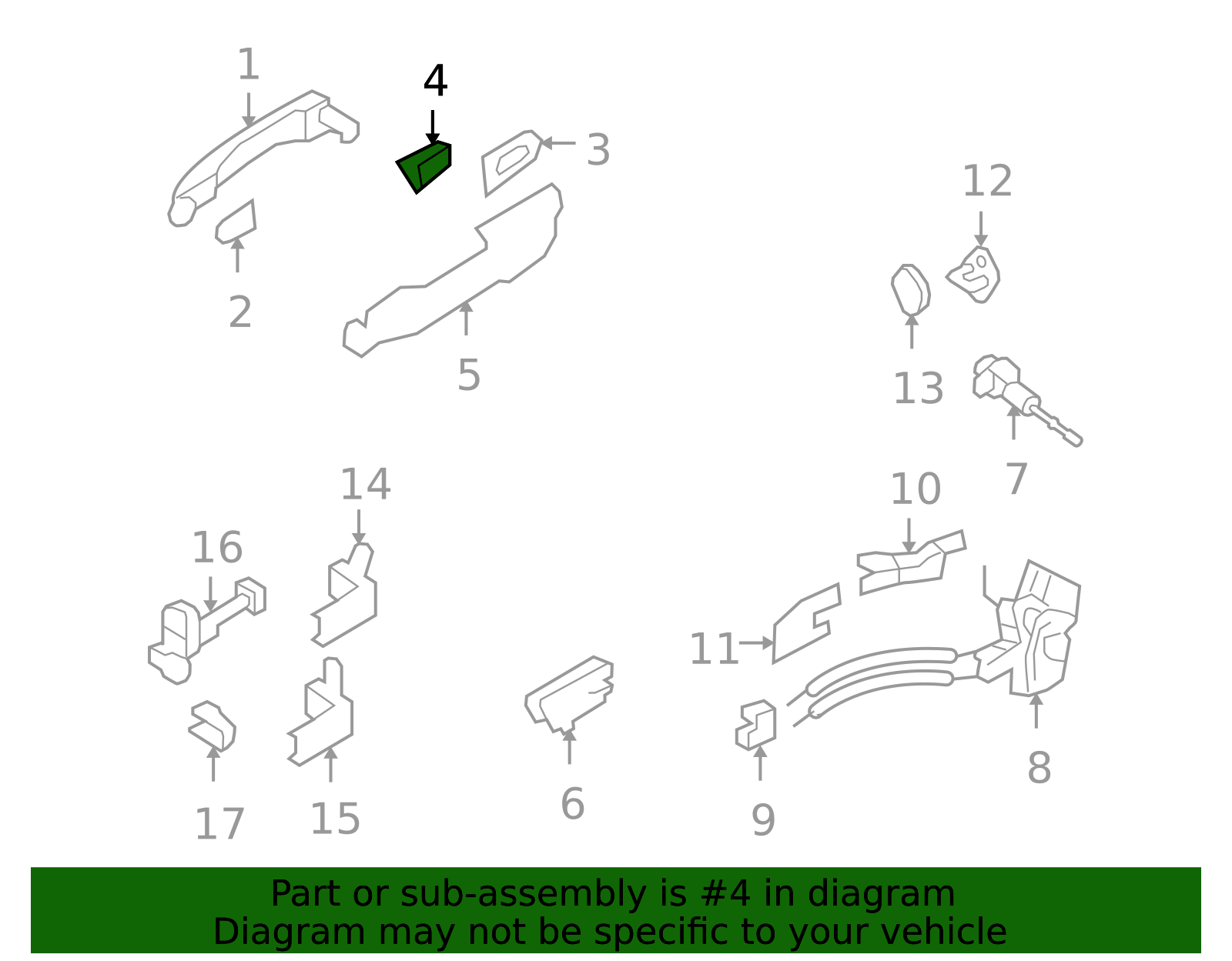 Hyundai - 82662-3M010-AT - Cover - OEM Hyundai Parts Outlet