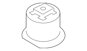 1K0-505-145-J - Suspension Cross-Member Front Bushing 2006-2013 Audi ...