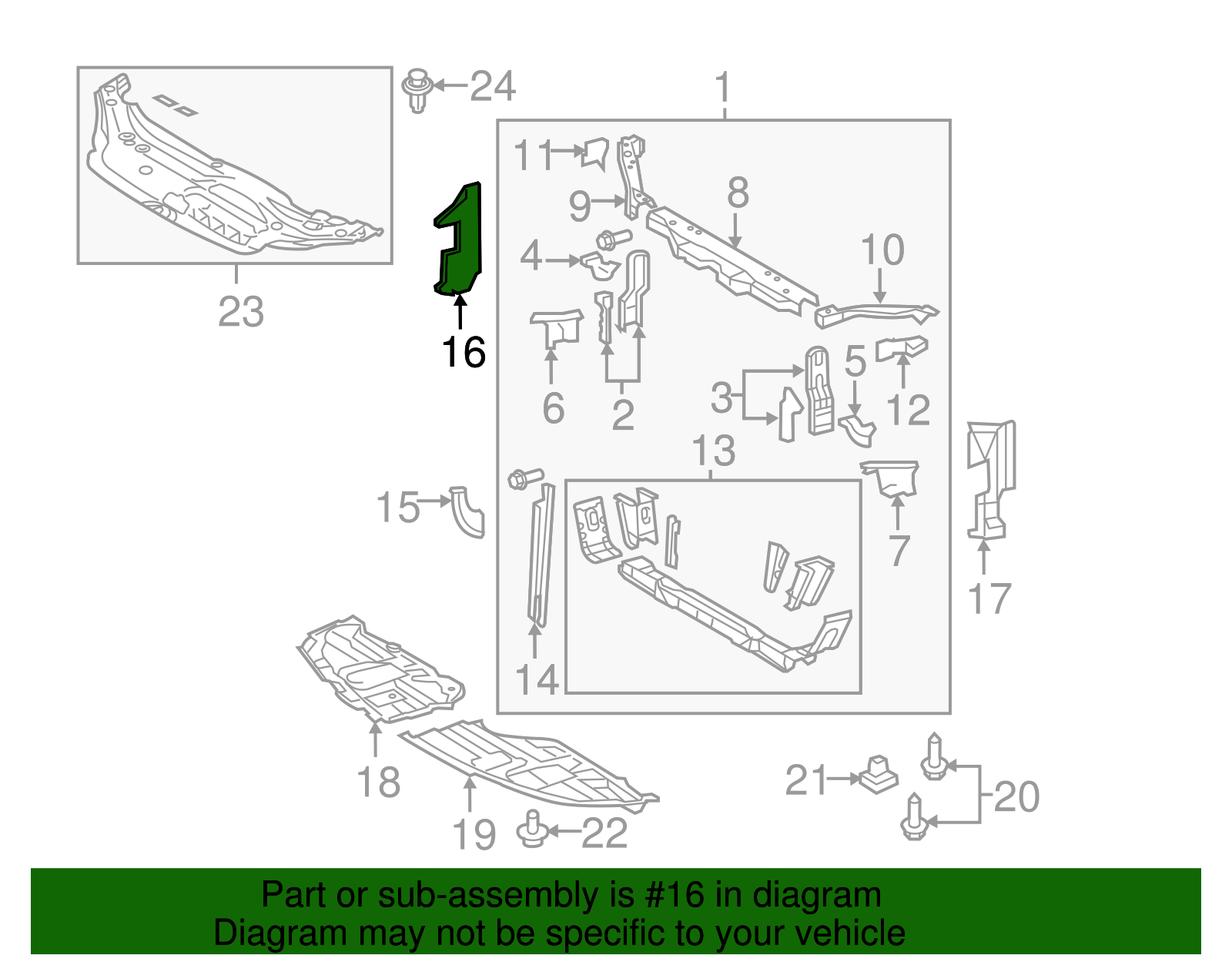 2011-2012 Toyota Avalon Deflector 53293-07040 | OEM Parts Online