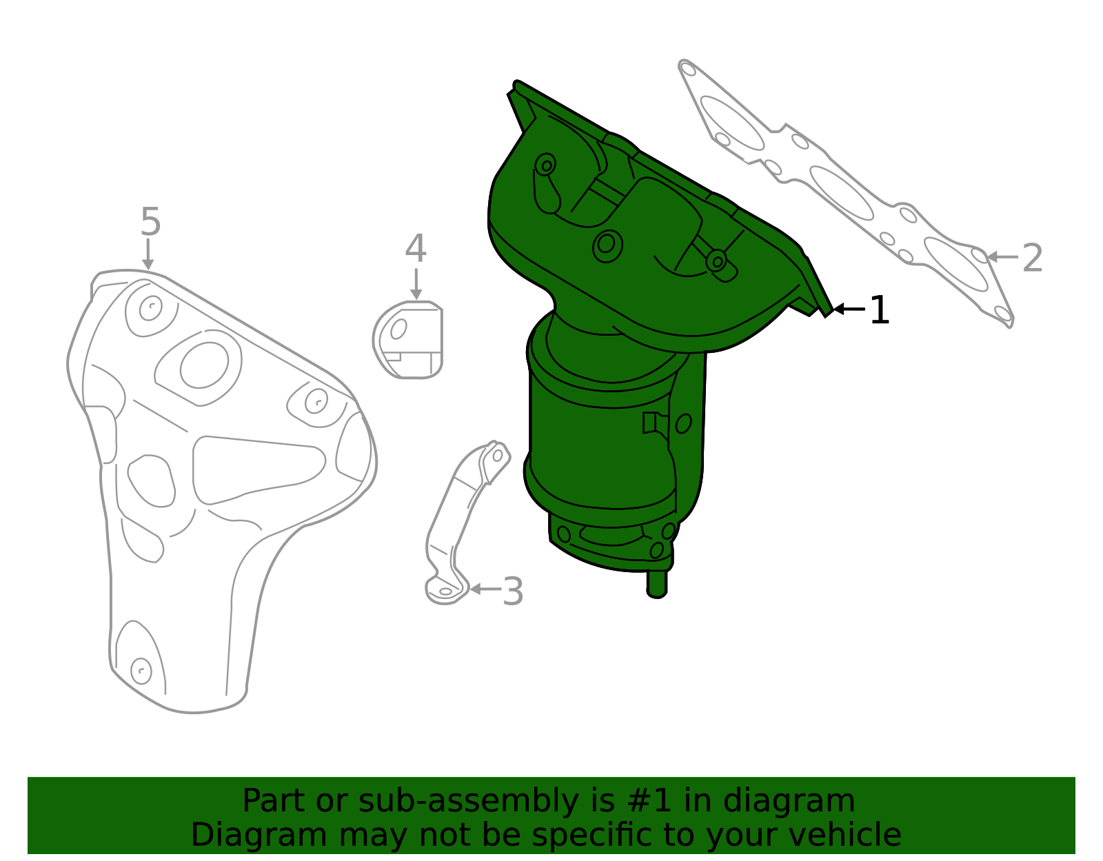 28510-3CGV0 - Exhaust Manifold 2014-2015 Kia Sorento | Kia.Parts Store
