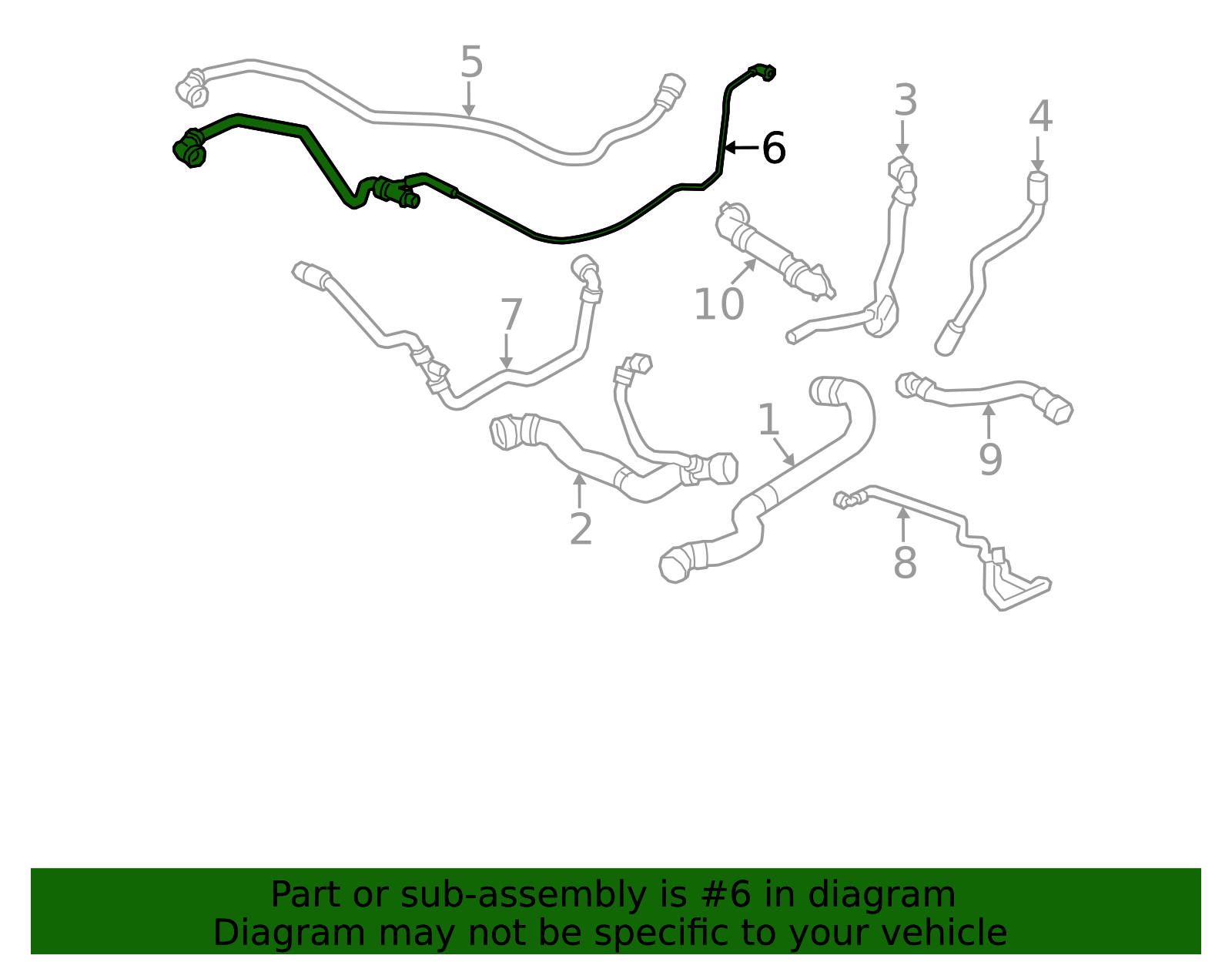 Genuine BMW 17-12-5-A02-2E8 | Hose & Tube Assembly | FREE Shipping on ...