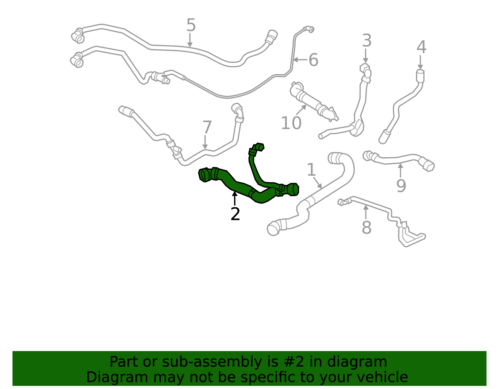 17-12-9-894-780 - 2019-2023 BMW - Radiator Hose | Buy BMW Parts Now