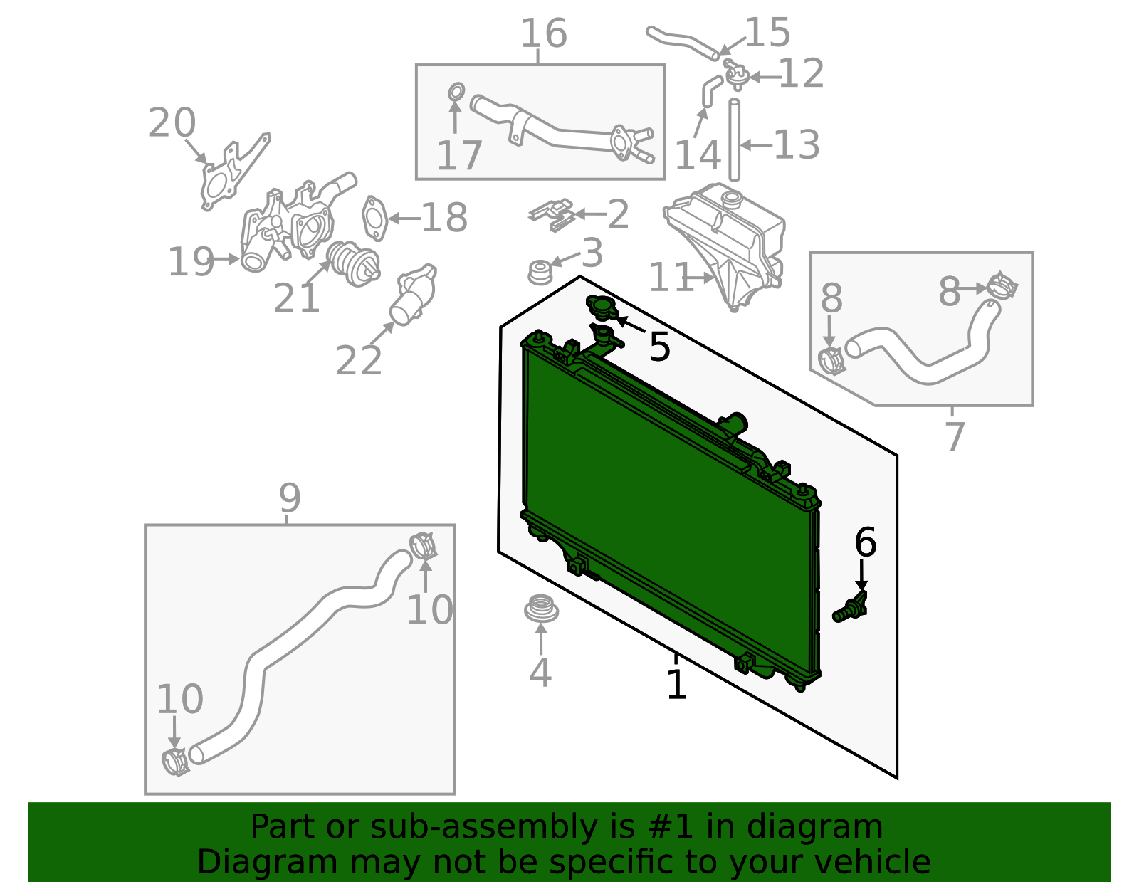 PEDD-15-200B - Radiator - 2014-2018 Mazda 3 | Mazda Parts Factor