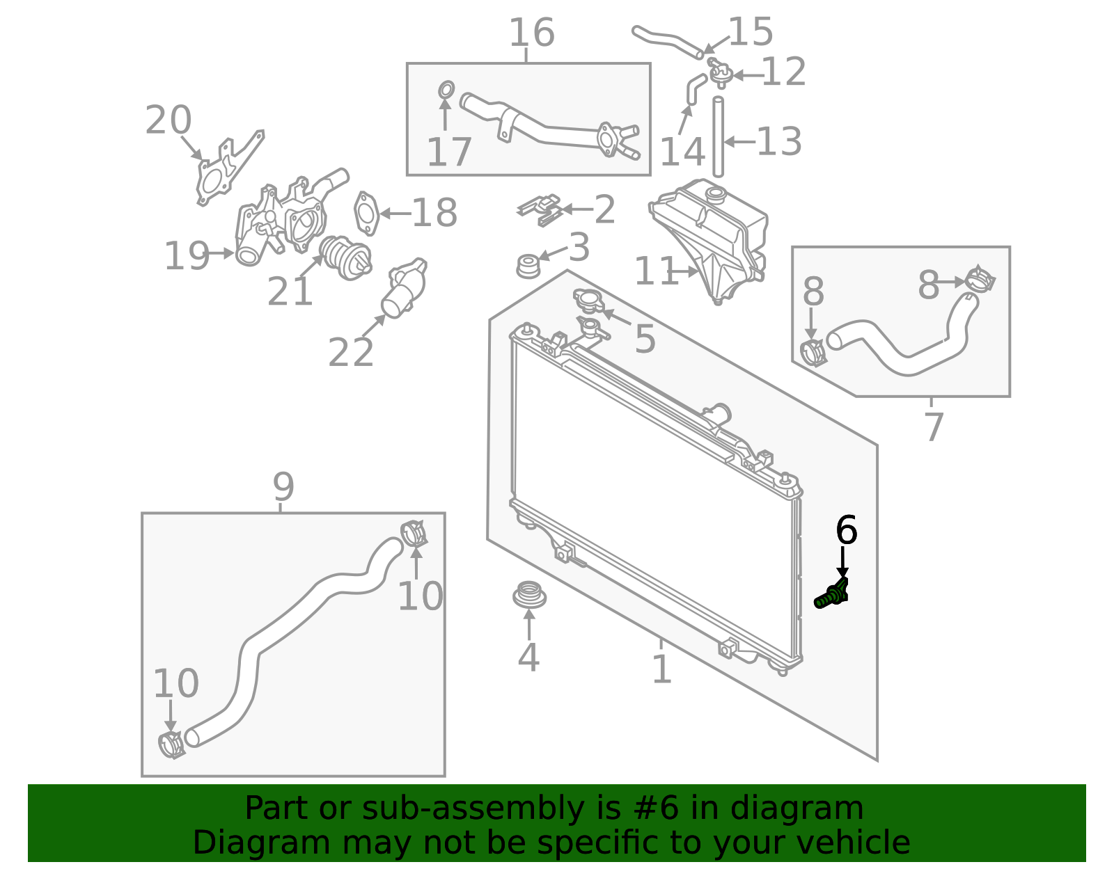 2014-2025 Mazda Radiator Assembly Drain Plug l51015203 | TascaParts.com