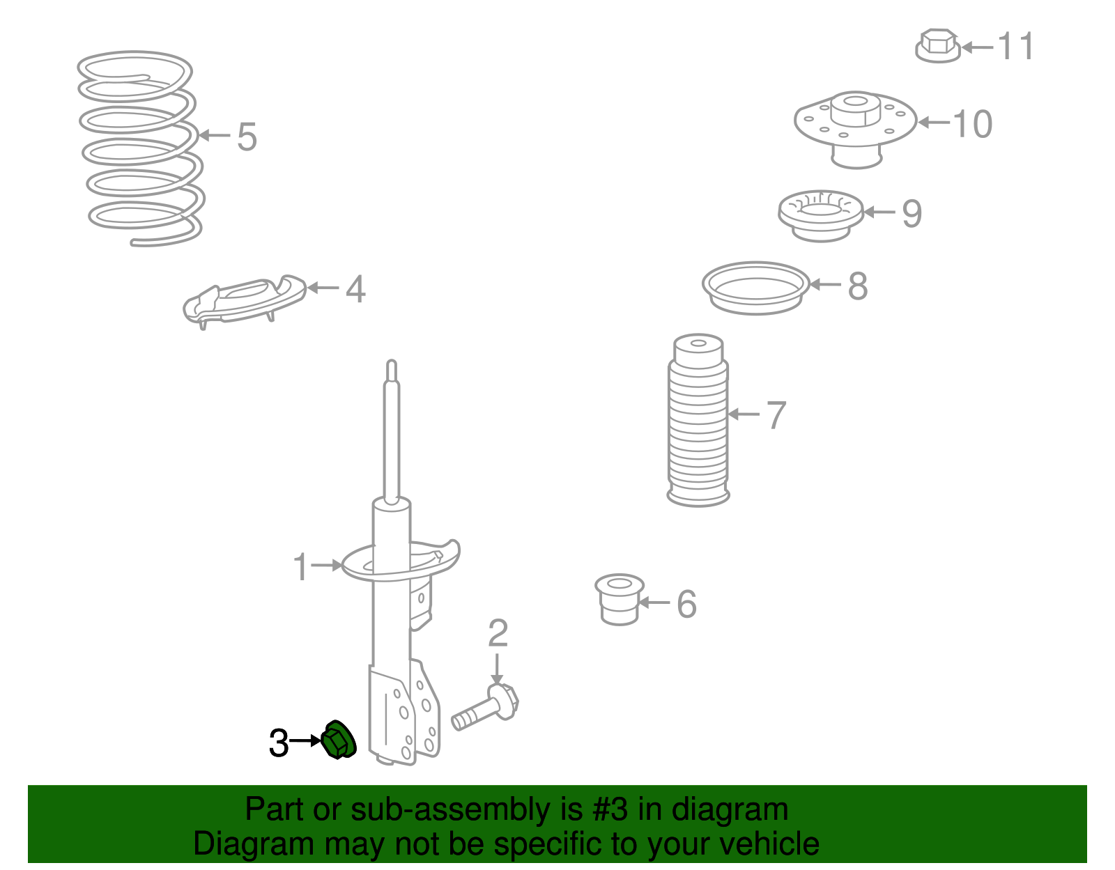11516382 - Multi-Purpose Nut 1990-2025 GM | Chevrolet Parts Direct