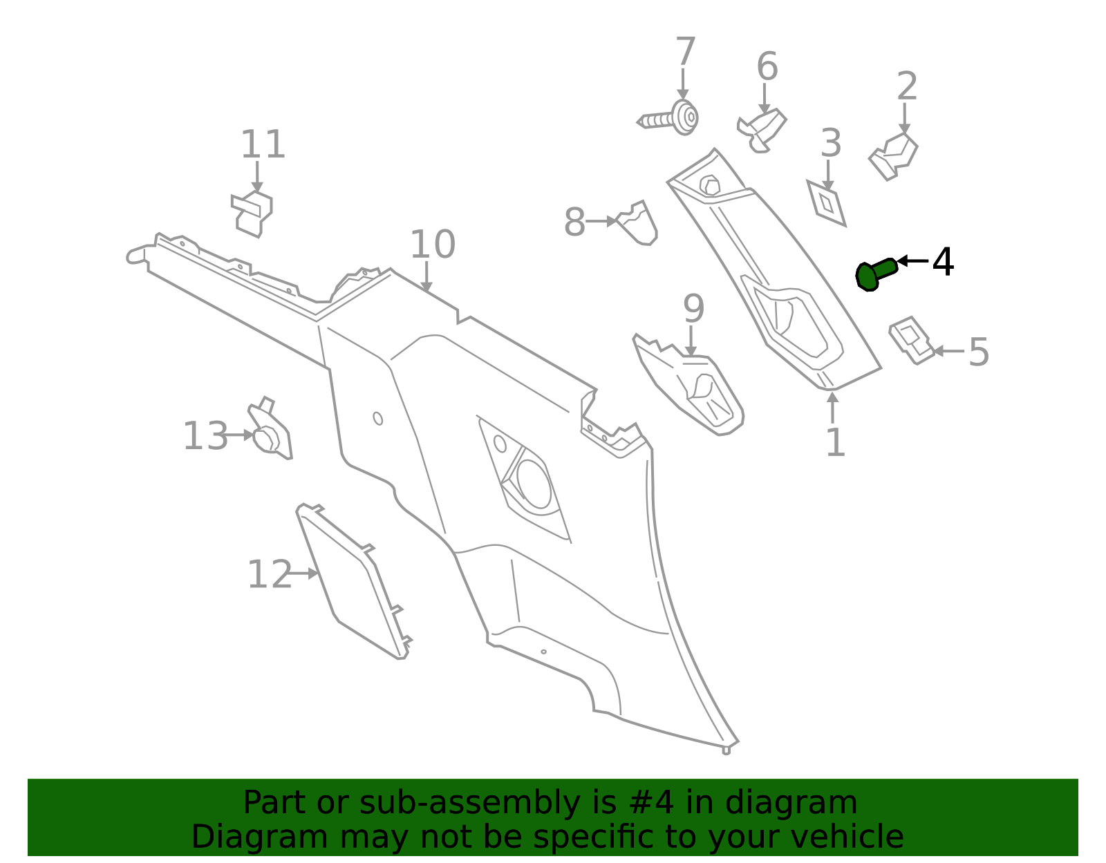 Genuine Porsche 997-555-857-00 |Body A-Pillar Trim Panel Grommet | FREE ...
