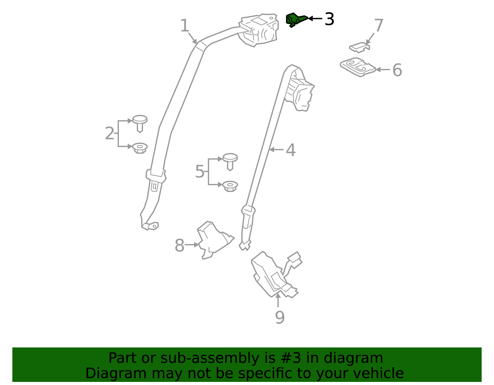 2018-2022 Toyota C-HR Anchor 73015-F4010 | MotorMotor