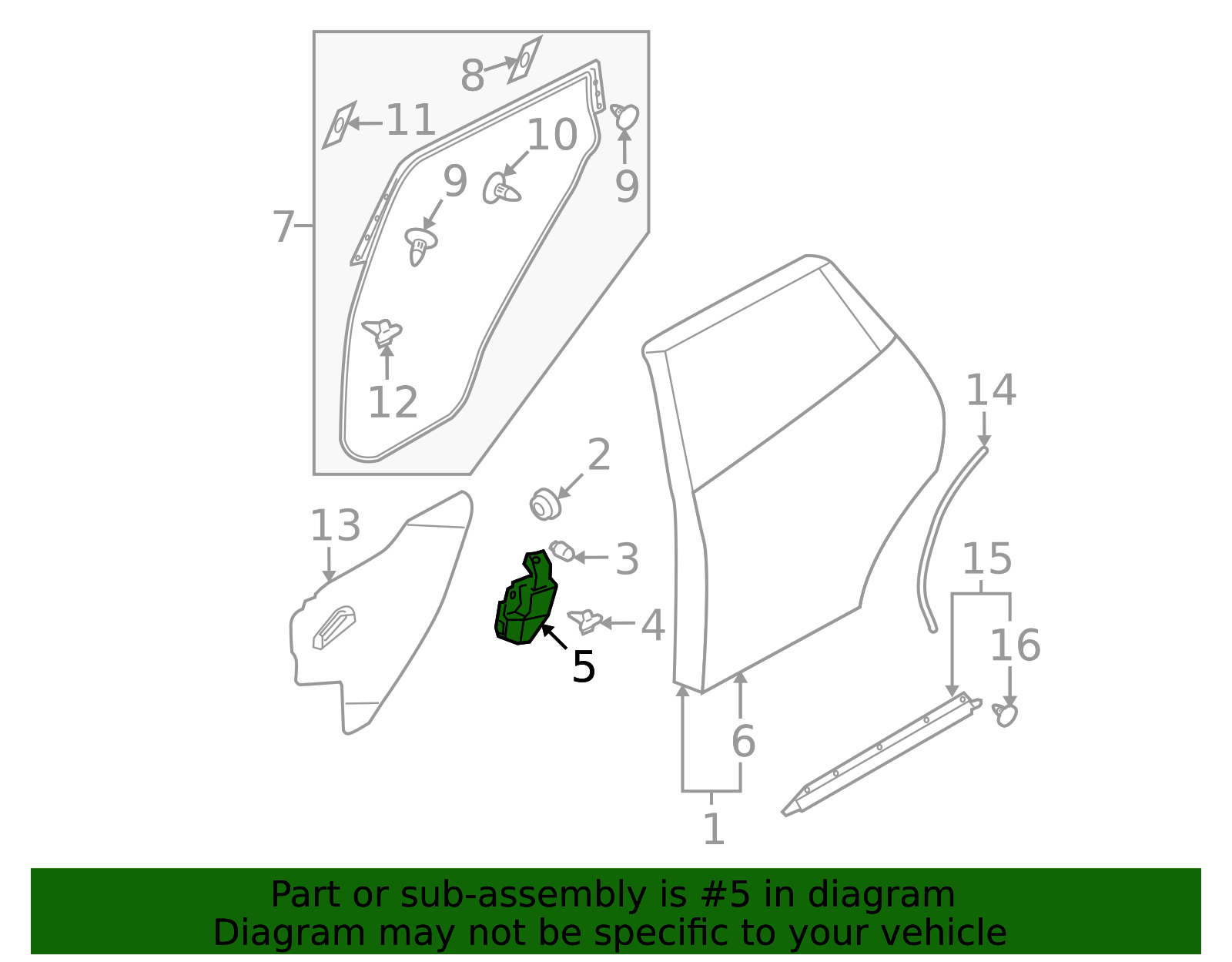 82858-JM00A - Door Shell Pad Official Nissan Parts Store