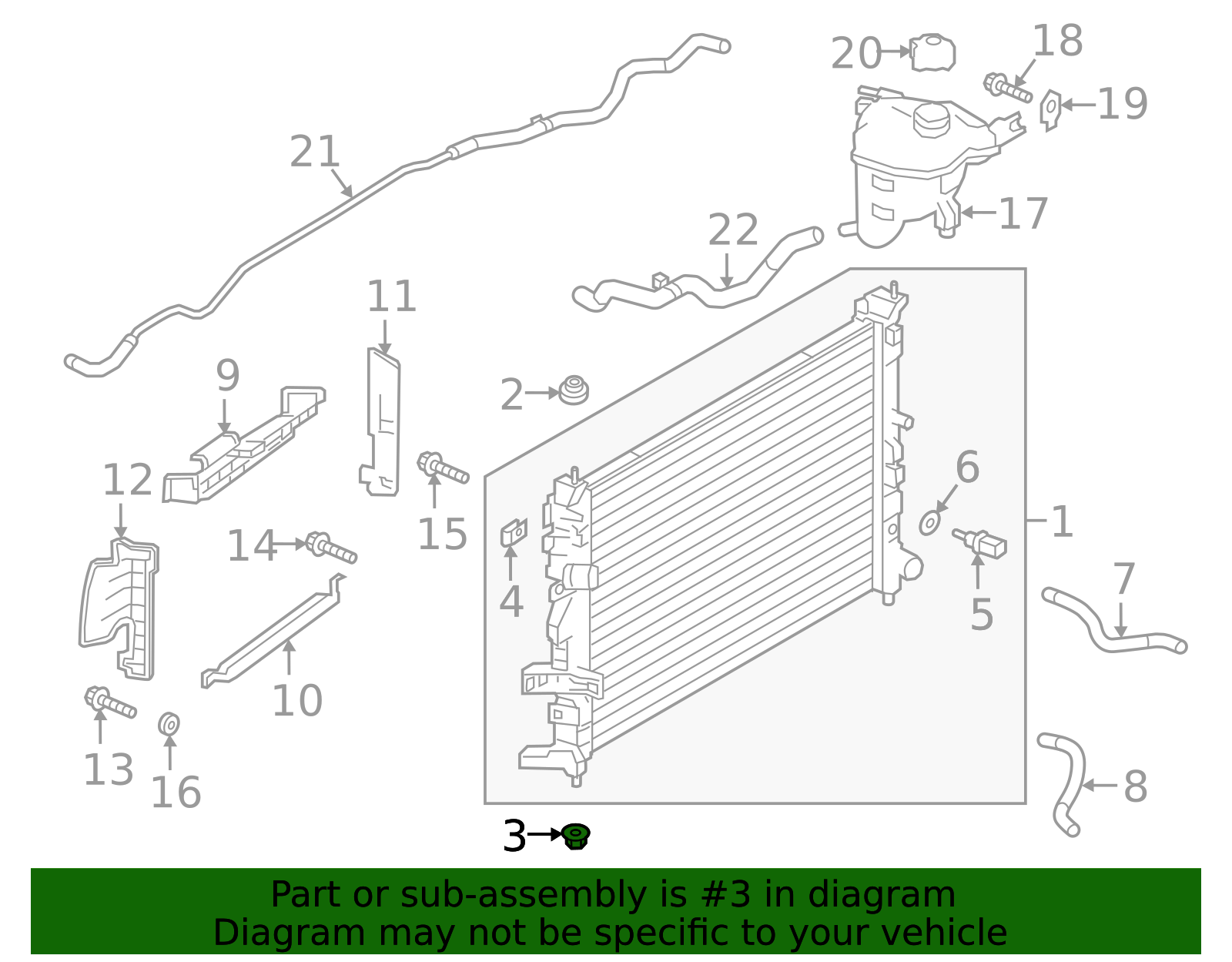 215075NN0A - Radiator Assembly Rubber Mount 2019-2020 Infiniti QX50 | Infiniti of Orland Park
