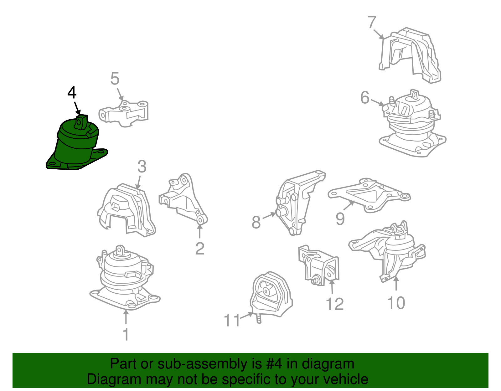 50820-TA1-A01 - Side Mount 2008-2015 Honda | Honda Parts Online