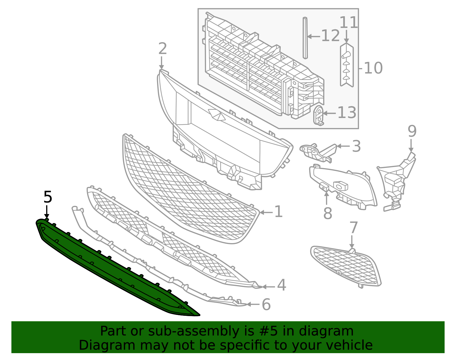 86578-T6500-CR - High-Quality Grille Surround for 2025 Genesis GV80 ...