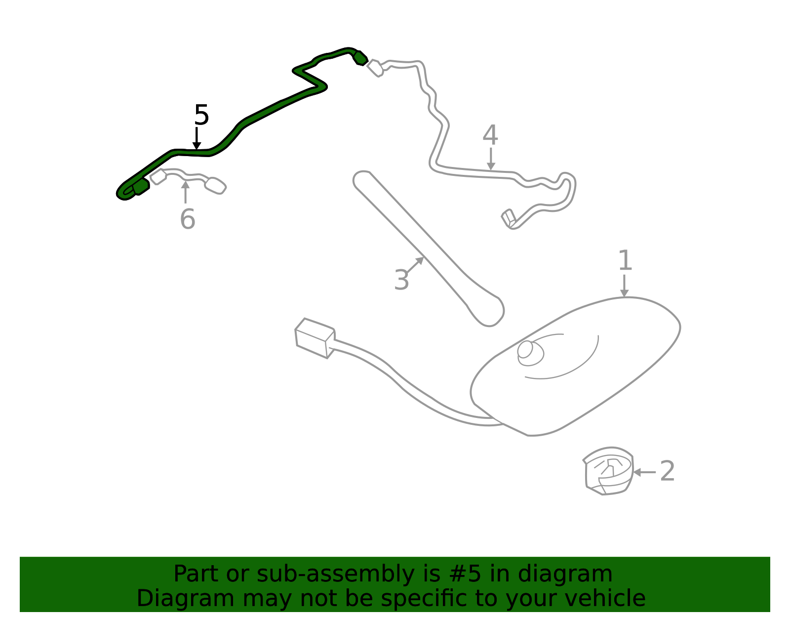 Antenna Cable - Reliable Signal OEM Standard SU003-05229 | AutoNation Parts
