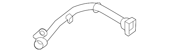 2018-2023 Jaguar Engine Coolant Hose JDE39978 | OEM Parts Online