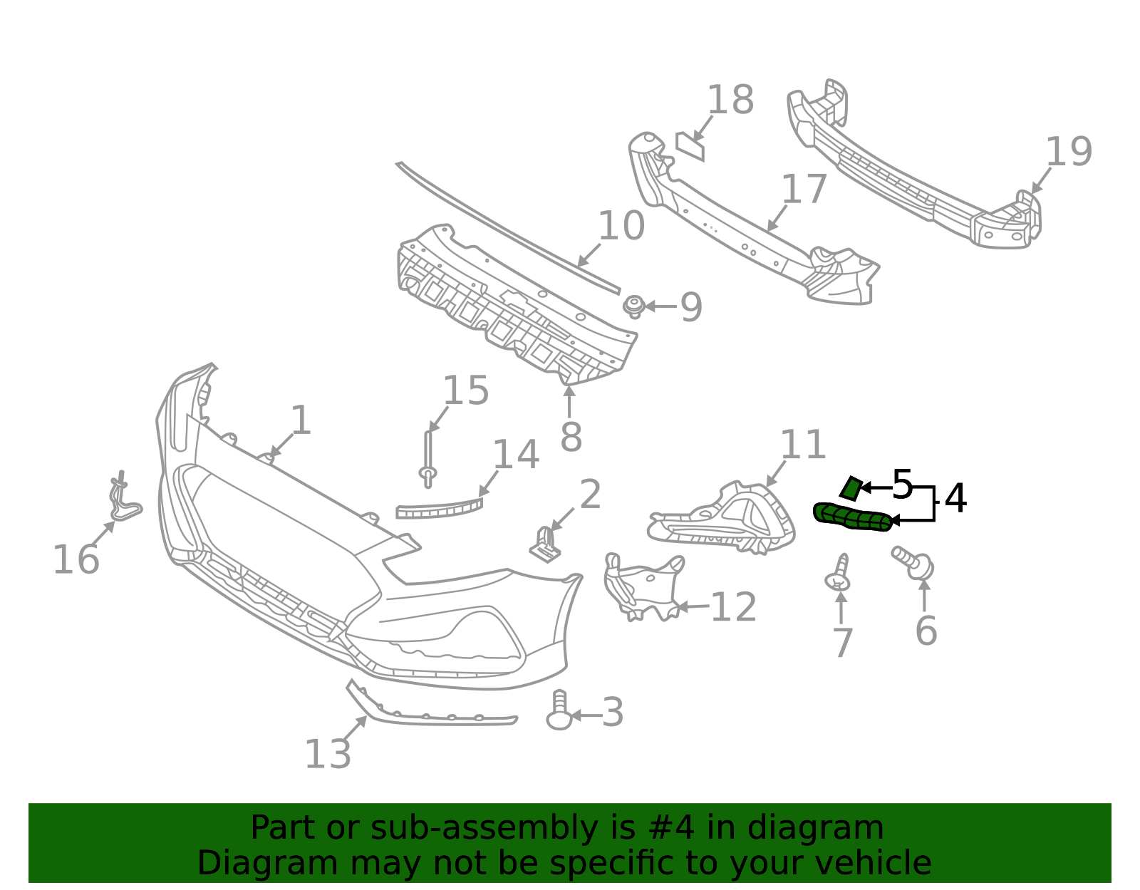2018-2019 Hyundai Sonata Side Retainer 86514-C1AA0 | MotorMotor